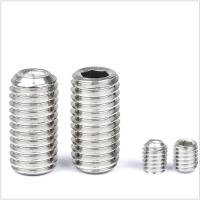 China DIN916 Cup Point Hex Socket Set Screws, Stainless Steel Allen Grub Screws for sale