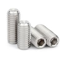 China DIN916 Cup Point Hex Socket Set Screws, Stainless Steel Allen Grub Screws for sale