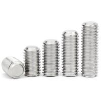 China DIN916 Cup Point Hex Socket Set Screws, Stainless Steel Allen Grub Screws for sale