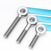 China Corrosion Resistant DIN 444 Eye Bolts A4-70 Stainless Steel with Full Thread for sale