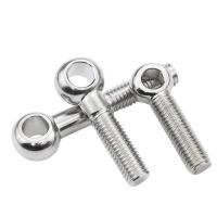 China Corrosion Resistant DIN 444 Eye Bolts A4-70 Stainless Steel with Full Thread for sale