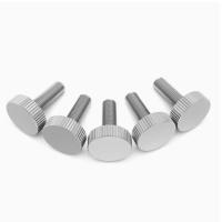 China DIN653 Knurled Thumb Screw Large Flat Head Self-Threading for sale