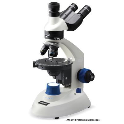 China Polarized Light Microscope Trinocular Head Round Stage A15.0013 for sale