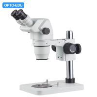 China A23.3667L OPTO-EDU 6.7x - 45x Stereoscopic Zoom Microscope With Pole Stand for sale