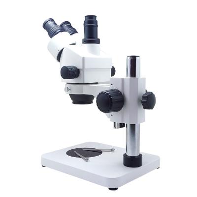 China 0.7x - 4.5x  Zoom Stereo Microscope A23.1502 With Pole Stand ST1 , Height 248mm , Base 200*255*22mm for sale