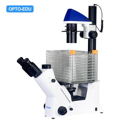 China Opto-Edu A14.2604 Inverted Optical Trinocular Phase Contrast Cell Factory Microscope for sale