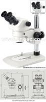 China Outstanding White Gem Stereo Optical Microscope 8X - 35X A23.0904-B4 for sale