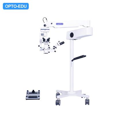 China Dual Head A41.1935 Ophthalmology Operating Microscope Motor Zoom 4.5x~27.3x 14 Function Foot Switch 4'' Touch Screen for sale