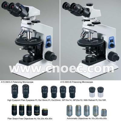 China Infinity Binocular / Trinocular 40x - 400x Polarized Light Microscope with Koehler A15.0903 for sale