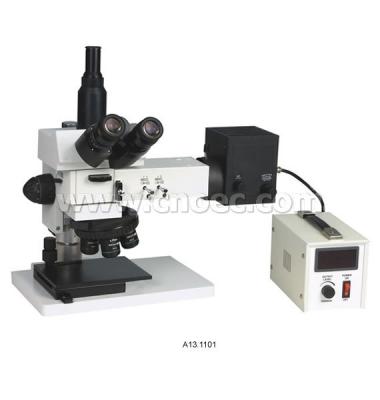 China Trinocular Halogen Lamp Microscope DIC Metallurgical Optical Infinity Plan LWD Industry for sale