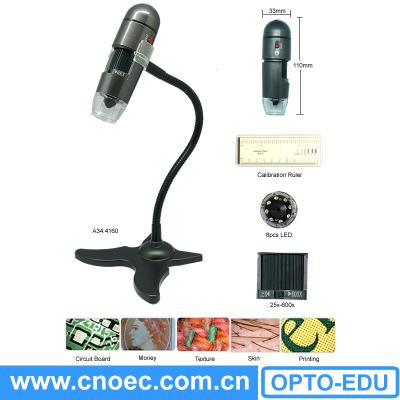 China A34.4160 Mini Handheld USB Digital Optical Microscope 25x - 600x Rohs Certification for sale