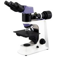 China Objective 10x Binocular Metallurgical Optical Microscope Halogen 100 - 240V for sale