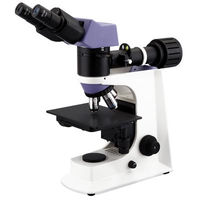 China Objective 10x Binocular Metallurgical Optical Microscope Halogen 100 - 240V for sale