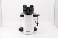 China Trinocular Head Metallurgical Optical Microscope 4 Holes Nosepiece Three Layer Mechanical Stage for sale