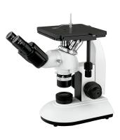 China Inverted Metallurgical Optical Microscope WF10x/18mm Eyepiece Quadruple Nosepiece for sale