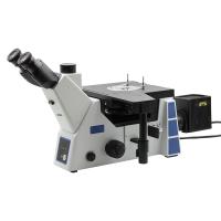 China Trinocular Halogen Lamp Metallurgical Microscope for sale