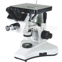 China A13.1301 Metallurgical Optical Microscope Inverted Trinocular Halogen Lamp for sale