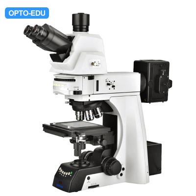 China OPTO-EDU A13.1093-R Trinocular Metallurgical Microscope Semi Auto Reflect BF / DF DIC Polarizing for sale