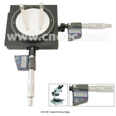 China Dia 95mm  Microscope Accessores Digital Working StageA54.0401 for sale