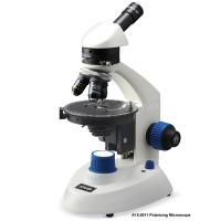 China Monocular 40x - 400x Polarizing Light Microscope LED Light A15.0011 for sale