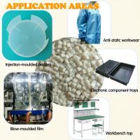 China White PS Anti Static Masterbatch Conductive Pellet High Temp Resistant For Injection Permanent Highly Effective for sale