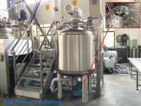 China High Shear Vacuum Homogenizer Mixer Bottom Liquid Soap Making Machine Cosmetic Cream for sale