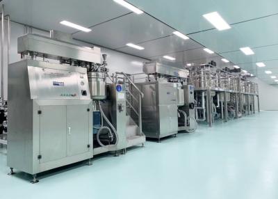 China Stainless Steel Cosmetic Emulsifier Mixer High Shear Vacuum Cosmetic Homogenizer Mixer for sale