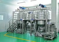 China 10000L Vacuum Liquid Detergent Mixing Tank With Homogenizer Option for sale