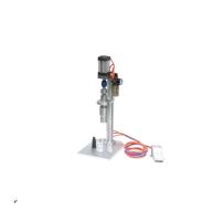 China Stainless Steel Manual Perfume Bottle Crimping Machine 20BPM for sale