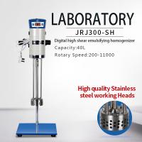 China 20L Lab Emulsifier Mixer Emulsifier Homogenizer Machine 0.5 kW for sale