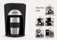 China CM-901 OEM / ODM 1 Cup Single Serve Drip Coffee Maker 0.3L Auto Shut Off for sale