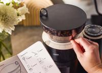 China GD6001T Conicial burr grinder with Build in Scale Small Electronic Coffee Bean Grinder for sale