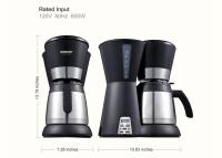 China CM-828TW 800W Drip Filter Coffee Machine With Thermo Jug Coffee Machine for sale