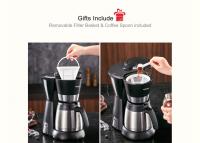 China CM-828TW 800W Drip Filter Coffee Machine With Thermo Jug Coffee Machine for sale