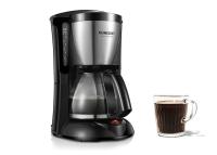 China CM-827B 1000W Household Filter Coffee Machine Maker Stainless Steel EMC for sale