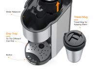 China GM3000BE OEM / ODM Permanent Filter Coffee Machine 220v Pause And Serve Coffee Maker for sale