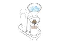 China CM-602 Auto Pour Over Coffee Makers Powerful Portable Café Coffee Machine for sale