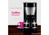 China CM-322B ODM 1.2L Tea And Coffee Maker 800W Commercial Filter Coffee Machine for sale