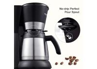 China CM-828W Filter Coffee Makers with double wall thermo jar for sale