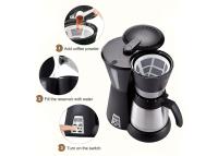 China CM-828W Filter Coffee Makers with double wall thermo jar for sale