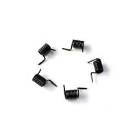 China Custom Helical Torsion Spring 0.5mm Carbon Steel Compact Size For Small Pop-up Plastic Cover for sale