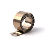 China Custom Precision Flat Spiral Clock Spring Planar Volute Power Spiral Spring Manufacturer for sale