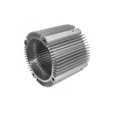 China Custom Extruded Aluminum Sunflower Heatsink OEM Precision CNC Machined Heatsink for sale
