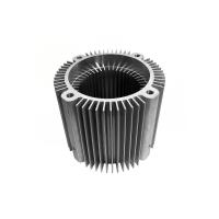 China Custom Extruded Aluminum Sunflower Heatsink OEM Precision CNC Machined Heatsink for sale