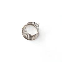 China Custom 304 Stainless Steel Touch Spring with Passivation, 0.6mm Wire Diameter, 22×22×16mm for sale