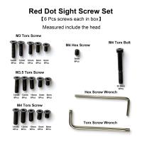China 12.9 Grade Black Oxide Torx & Hex Screw Set for Red Dot Sight Mounts Red Dot Srew Kit for sale
