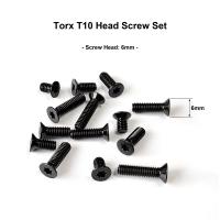 China Countersunk Flat Head M3, M3.5, M4 #4-40, #6-32, #6-40, #6-48, #8-40 T10 Torx Red Dot Screw Assortment Kit Black Oxide Carbon Steel for sale