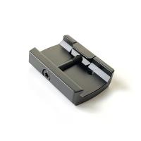 China CNC Milling Aluminum Red Dot Sight Mount Low Profile Picatinny Rail Adapter Compatible with 407K 507K Footprints for sale