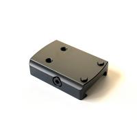 China CNC Milling Aluminum Red Dot Sight Mount Low Profile Picatinny Rail Adapter Compatible with 407K 507K Footprints for sale