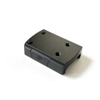 China CNC Milling Aluminum Red Dot Sight Mount Low Profile Picatinny Rail Adapter Compatible with 407K 507K Footprints for sale